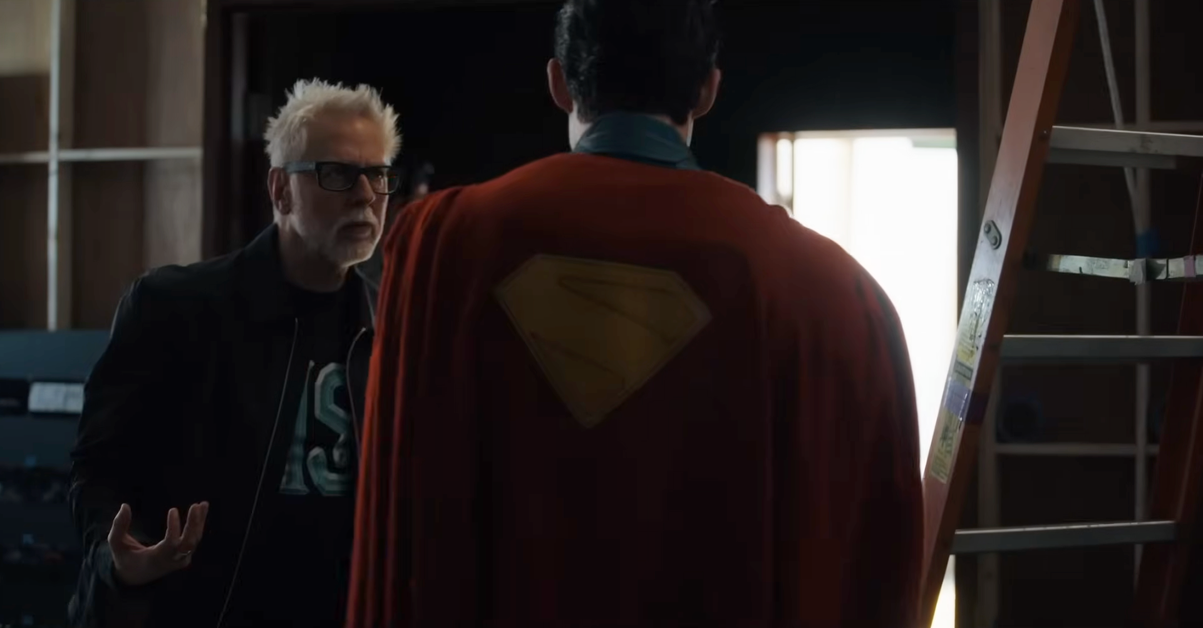 Watch Superman's James Gunn & David Corenswet Spar Over Emotional Scene