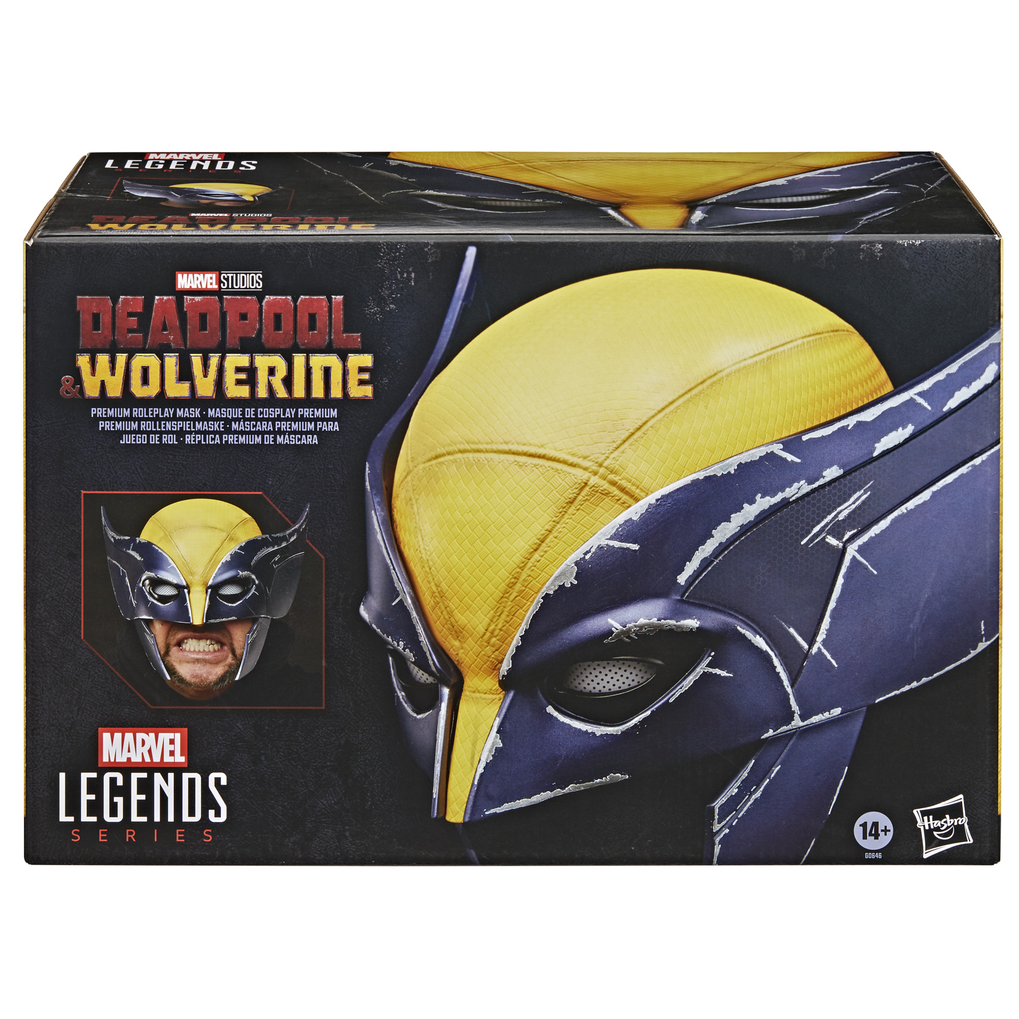 Marvel Legends Wolverine Mask, Strong Guy, and Maximum Deadpool Figure ...