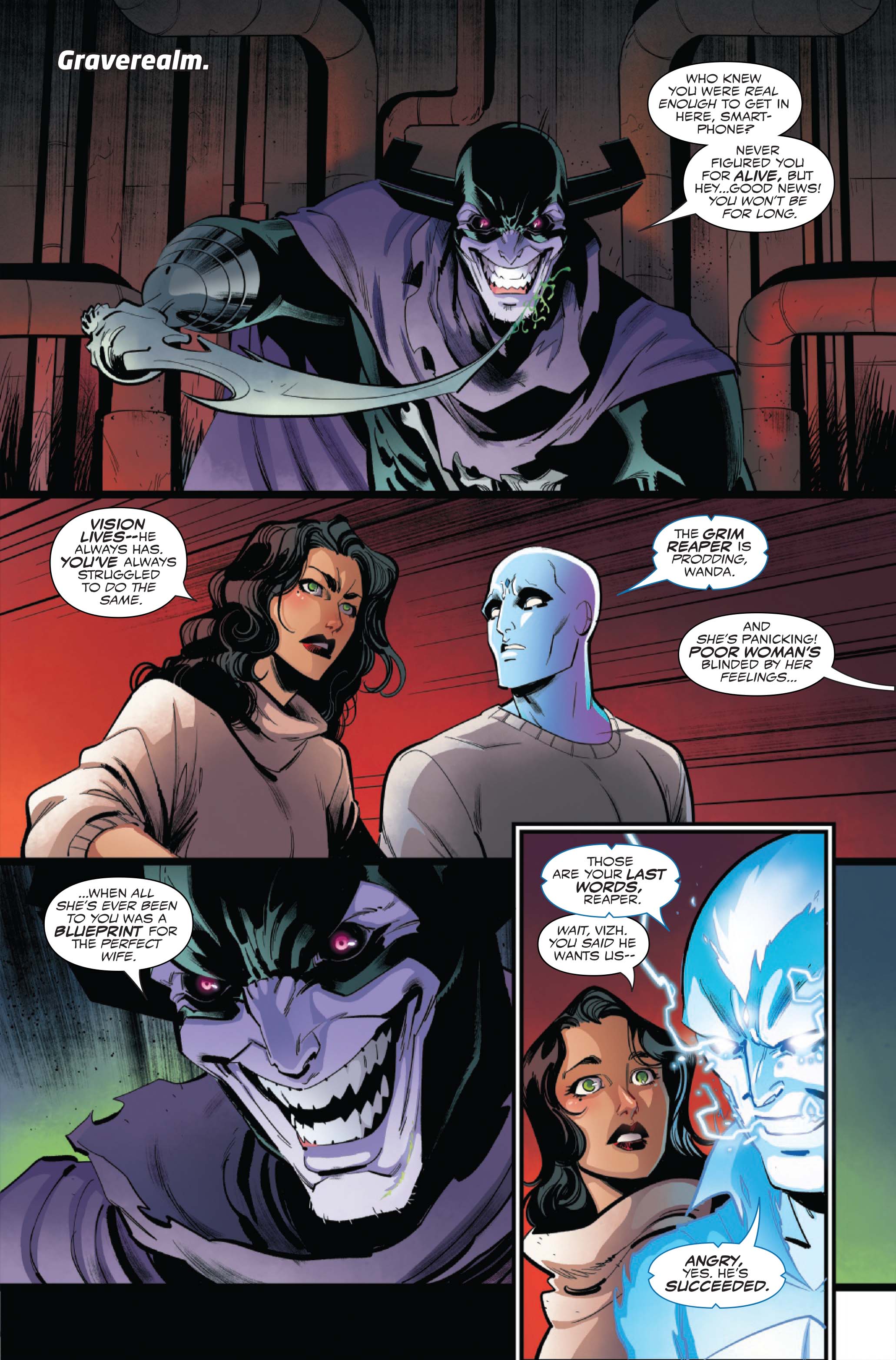 Vision & Scarlet Witch Harness the Dark Magic That Turned Wanda Into an ...