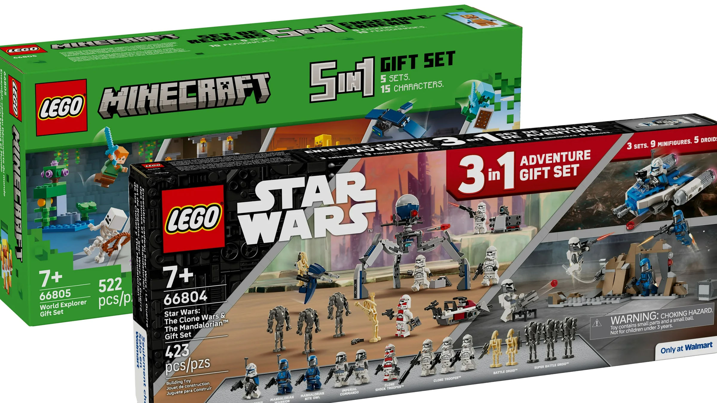 These LEGO Star Wars and Minecraft Gift Sets Are Big Bricktember Bundle ...