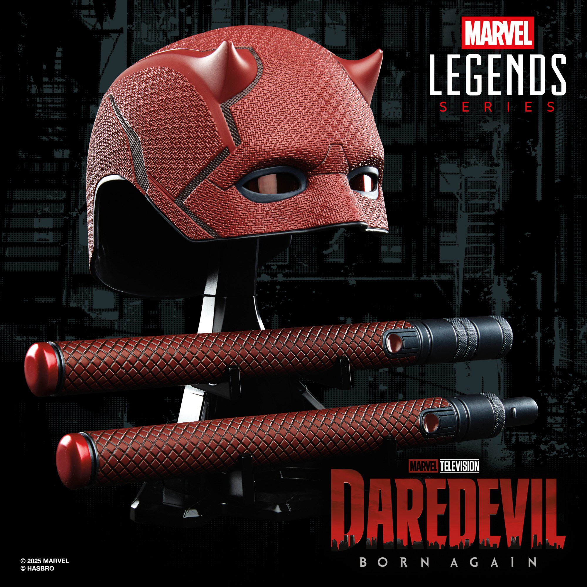 Marvel Legends Daredevil Mask And Billy Club Replica Set Pre-Orders ...