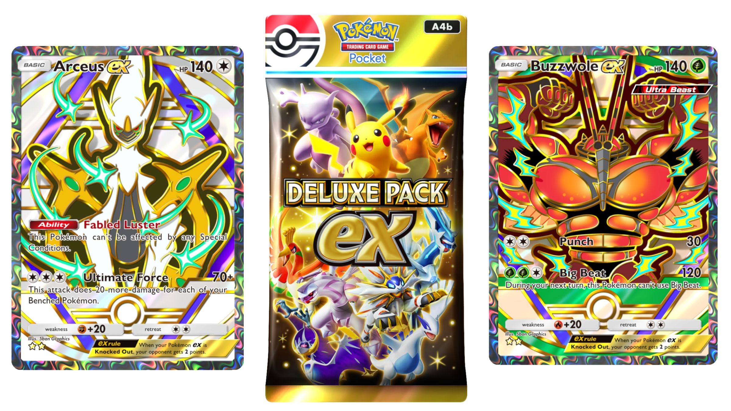 Pokemon TCG Pocket Reveals New Limited-Time Deluxe Pack: ex That Boosts Odds on Rare Cards