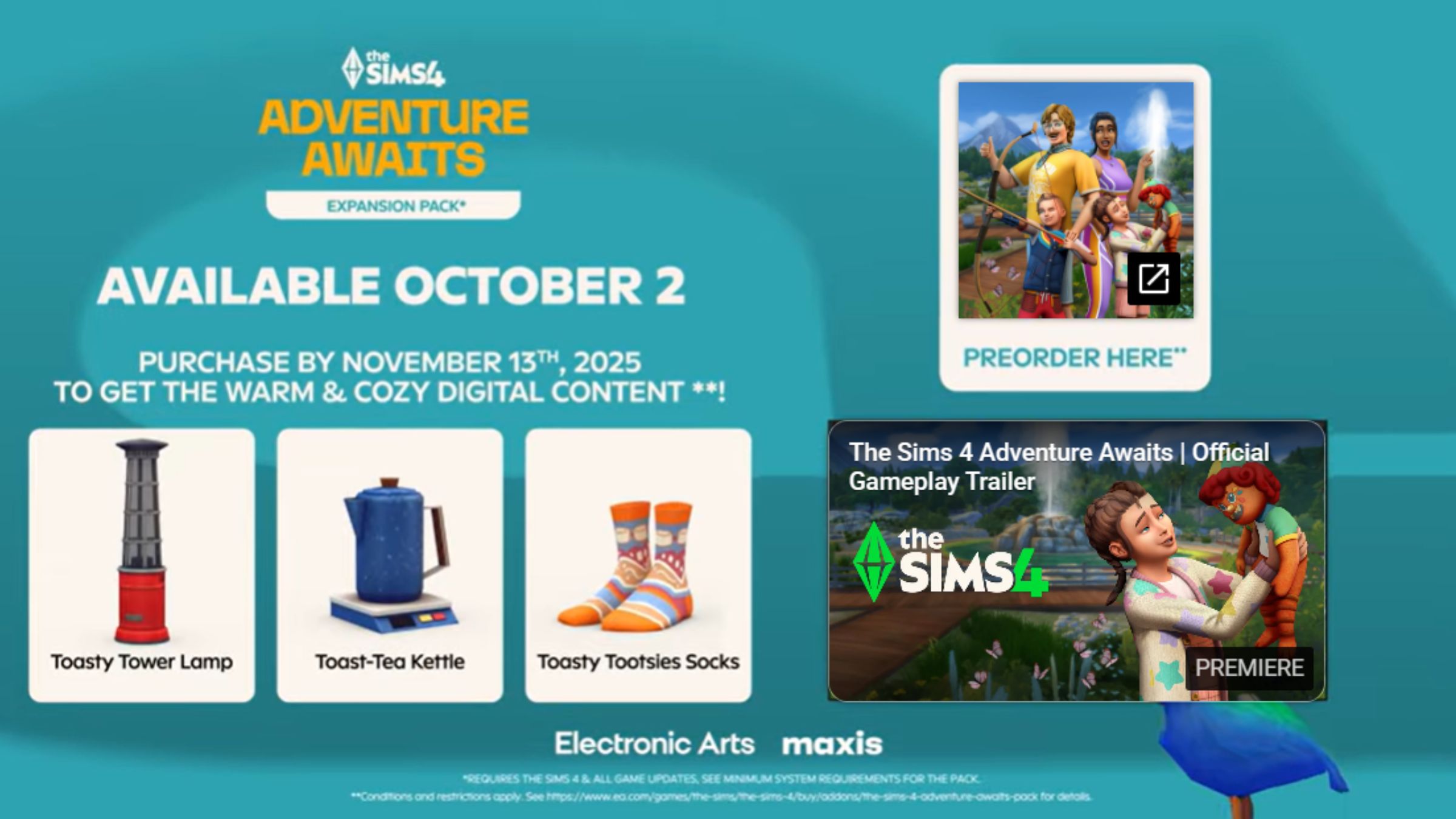 The Sims 4's New Adventure Awaits Pack Brings Back Iconic Sims 3 Character