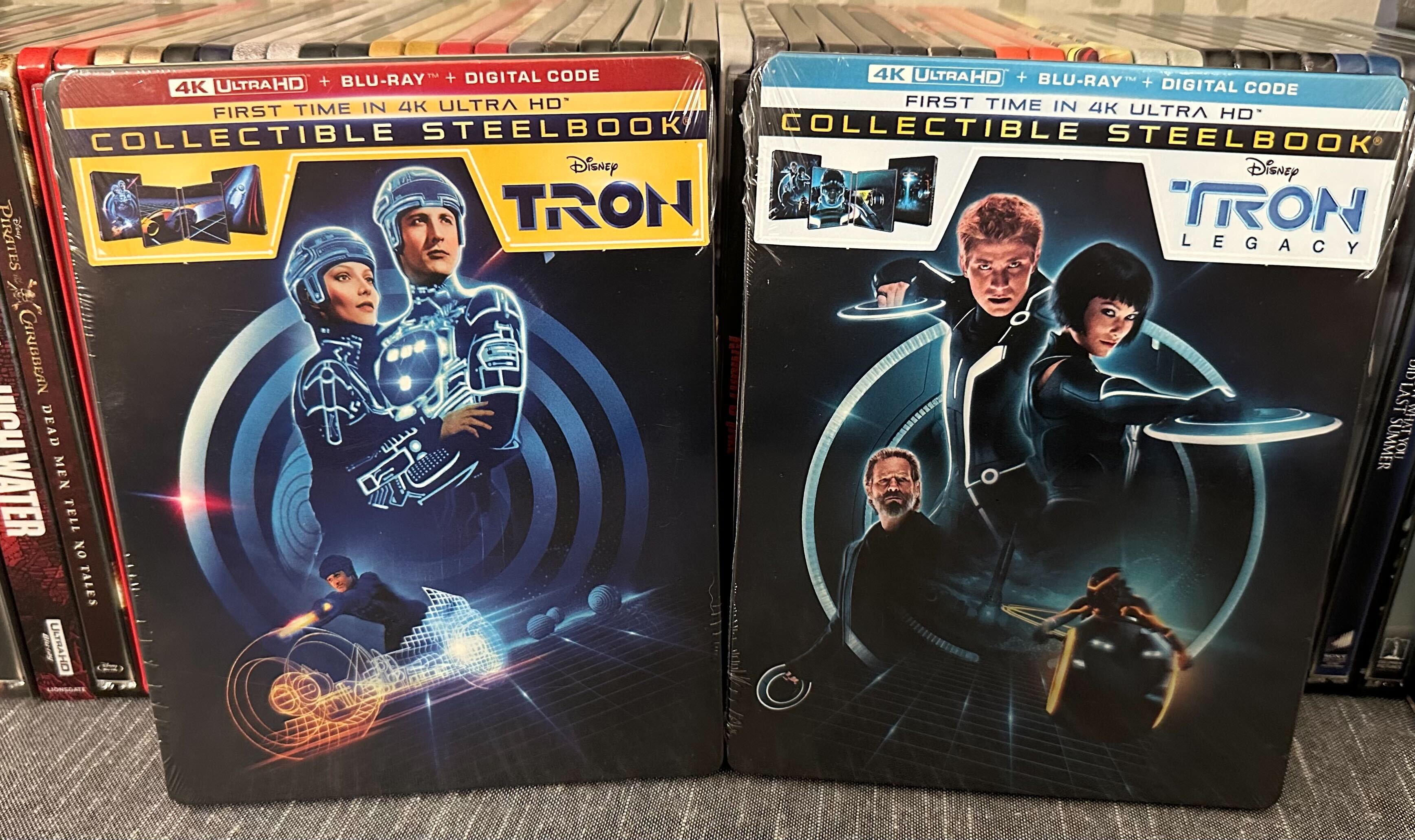 Tron and Tron: Legacy 4K SteelBook Unboxing Review - ComicBook.com
