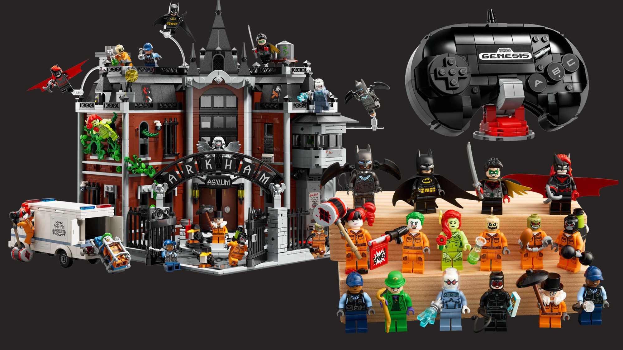 LEGO DC Batman Arkham Asylum set is available with a free Sega Genesis ...