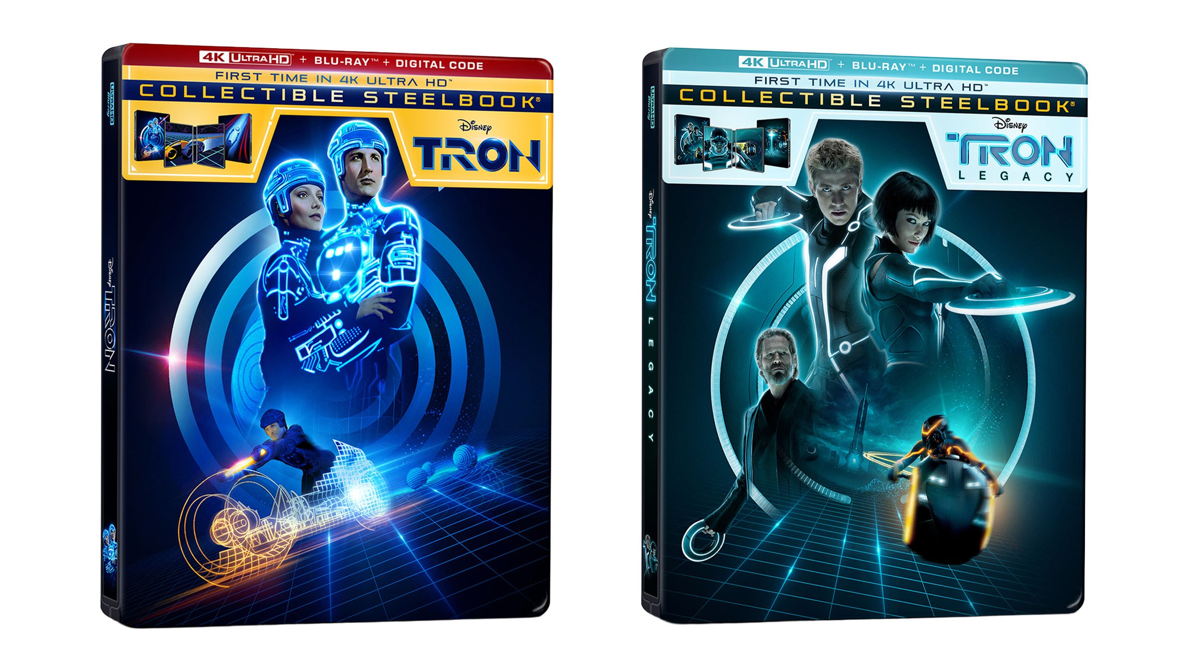 TRON and TRON: Legacy 4K Blu-ray Steelbook Pre-Order Details (Updated ...