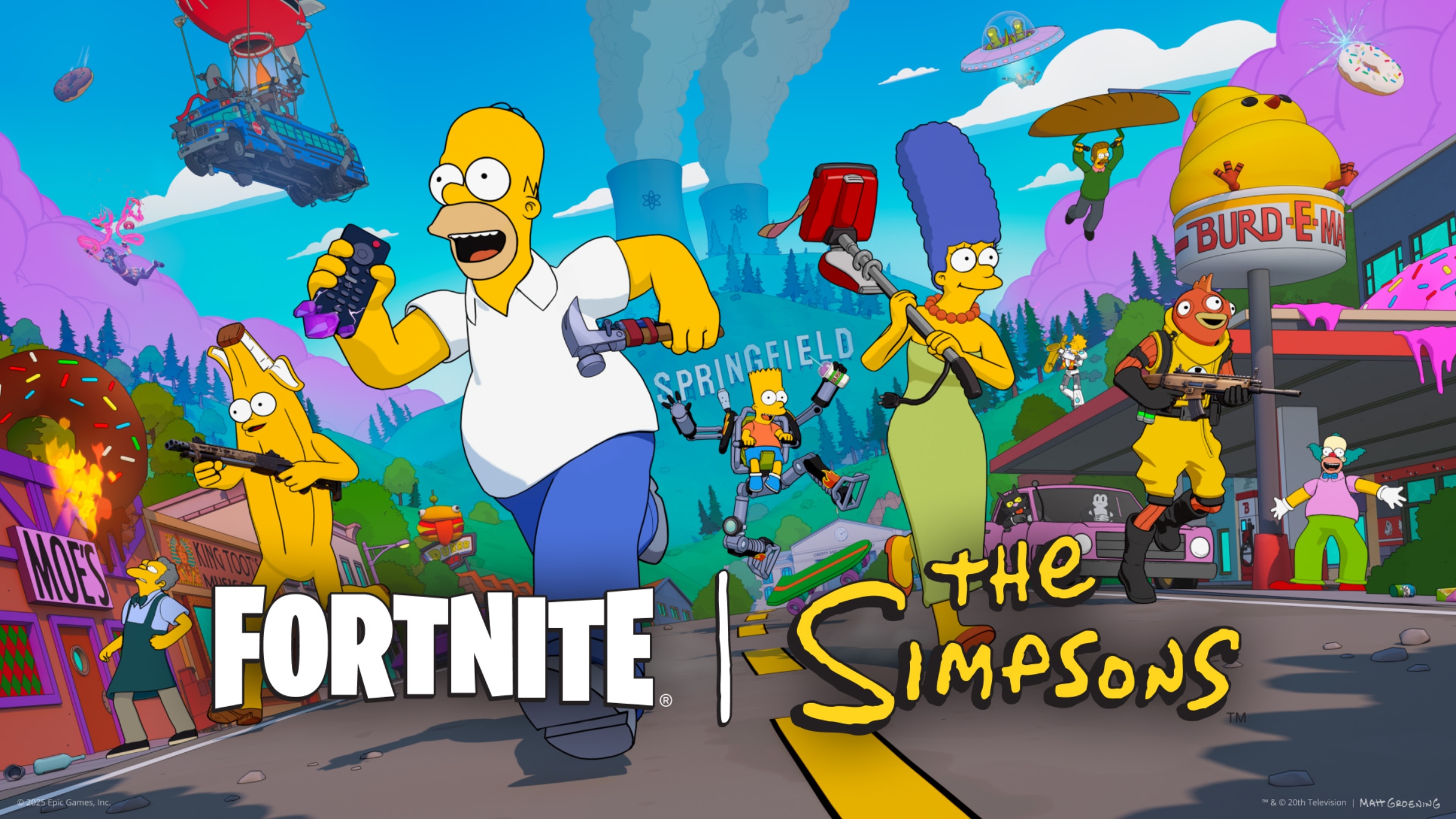 Fortnite's The Simpsons Season, Battle Pass & Changes Explained ...