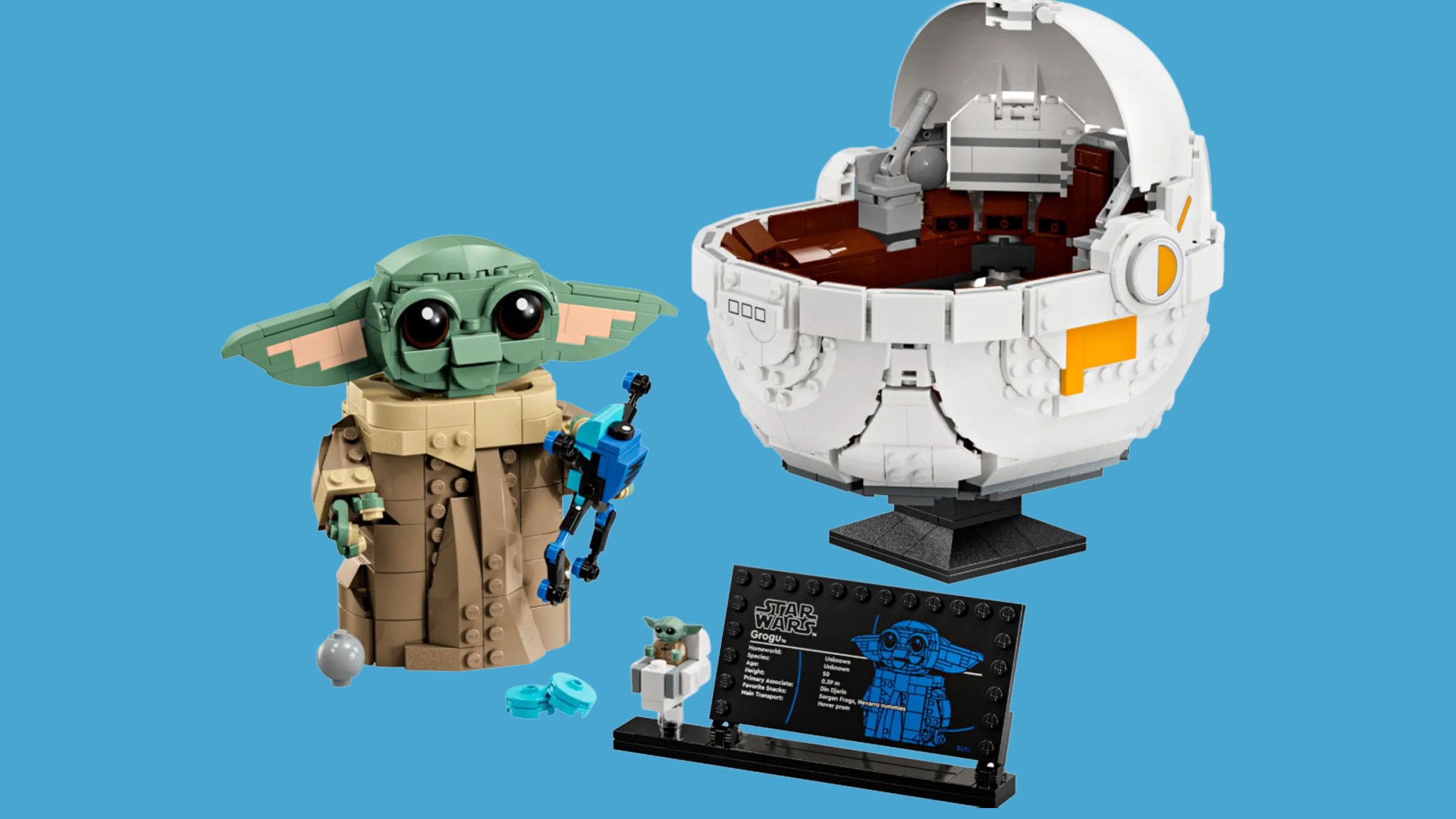 LEGO Star Wars Grogu With Hover Pram Set Is 50% Off For Black Friday ...