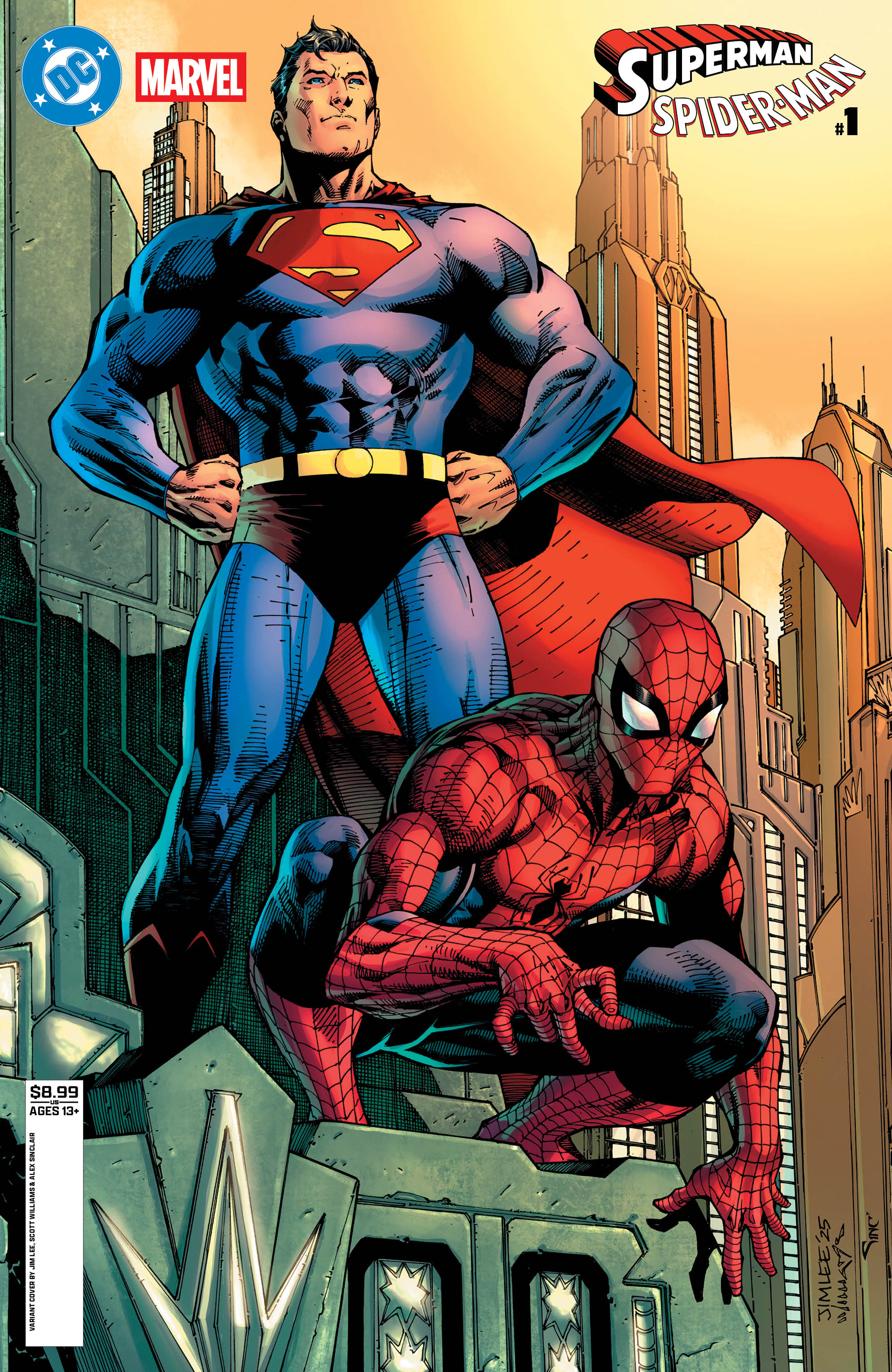 50 Years After Their First Iconic Crossover, DC Reveals Superman/Spider ...