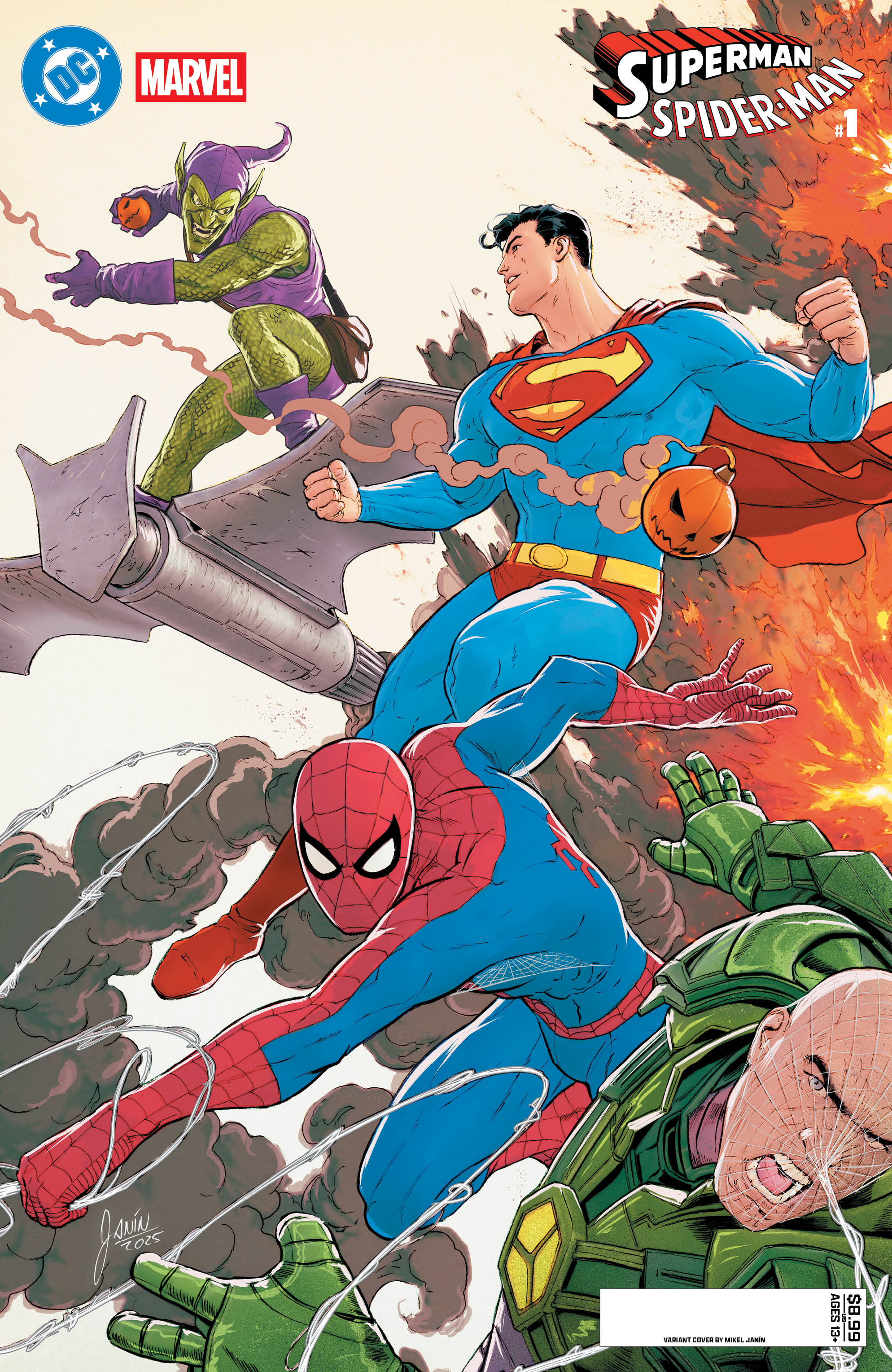 50 Years After Their First Iconic Crossover, DC Reveals Superman/Spider ...