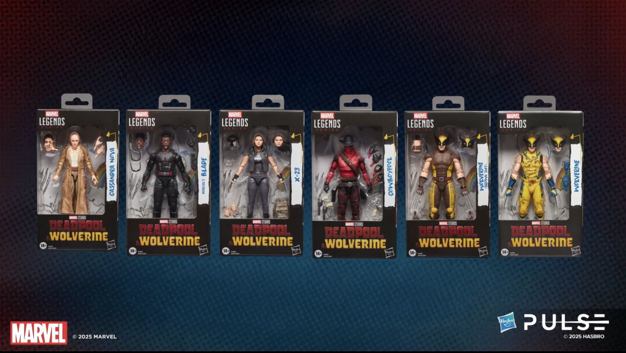 New Deadpool & Wolverine Marvel Legends Action Figures Announced ...