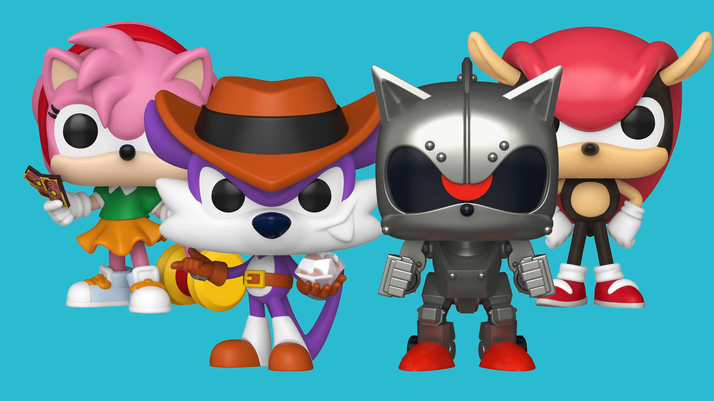 Funko Drops Classic Sonic the Hedgehog Pops: Mecha, Mighty, Fang, and ...