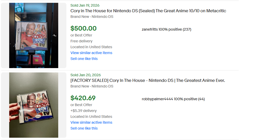 Worthless Nintendo DS Game Now Selling for Hundreds at Resale