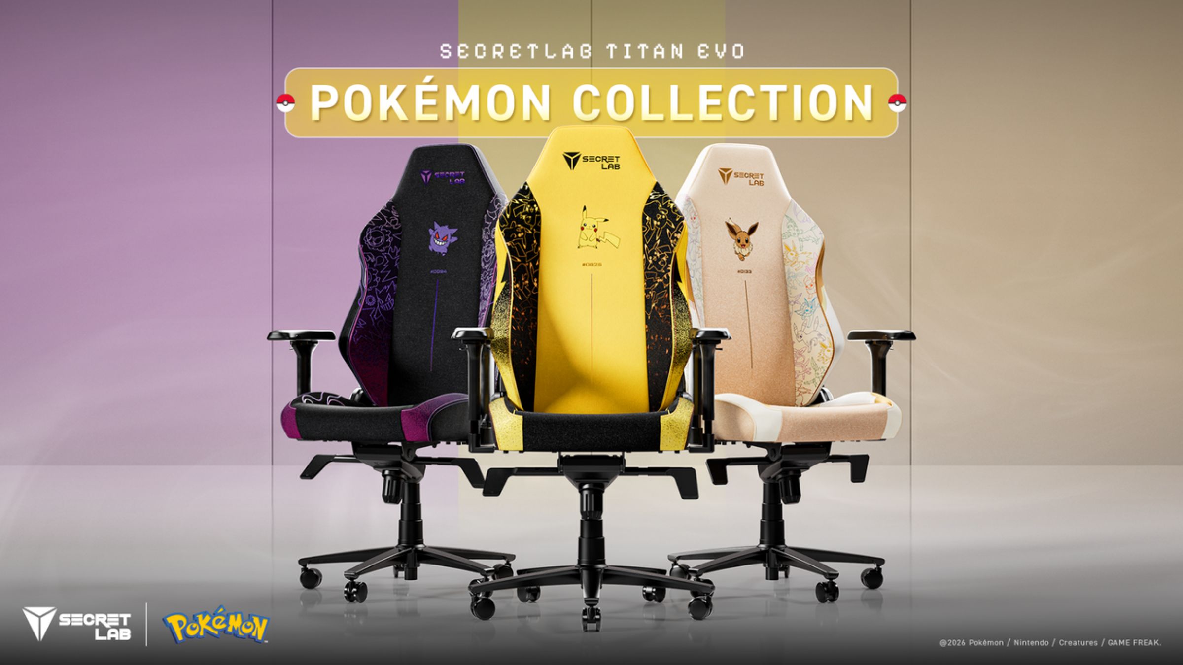 New Secretlab x Pokemon Titan Evo Collection Delivers Stunning Designs ...