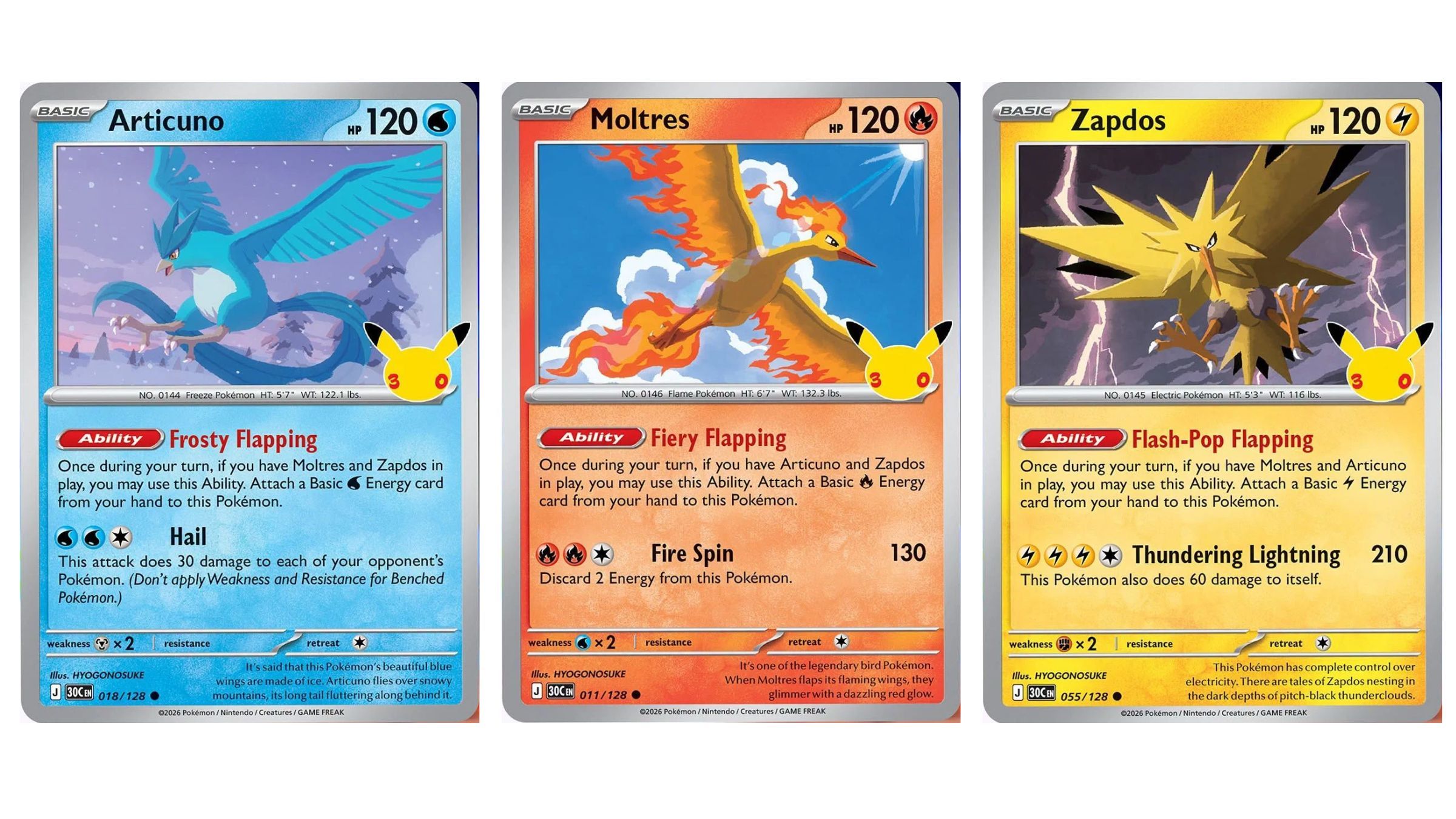 Pokemon Reveals 4 More 30th Celebration Cards, Including Another ...